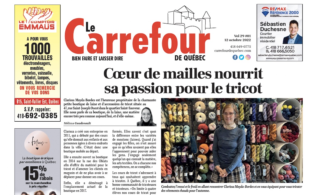 Carrefour du 12 octobre 2022 – Le Carrefour de Québec