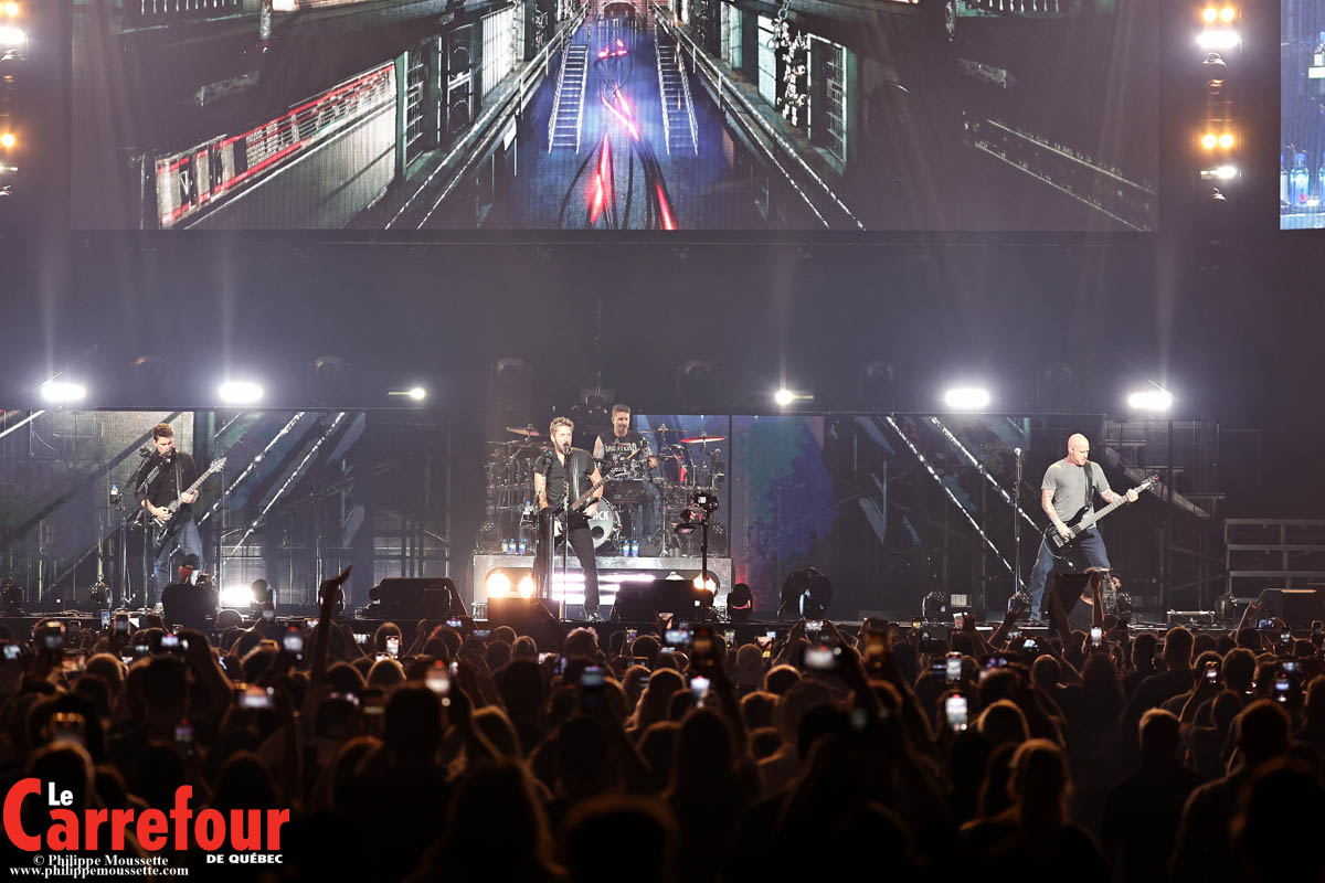 Nickelback démarre sa tournée au centre Vidéotron!