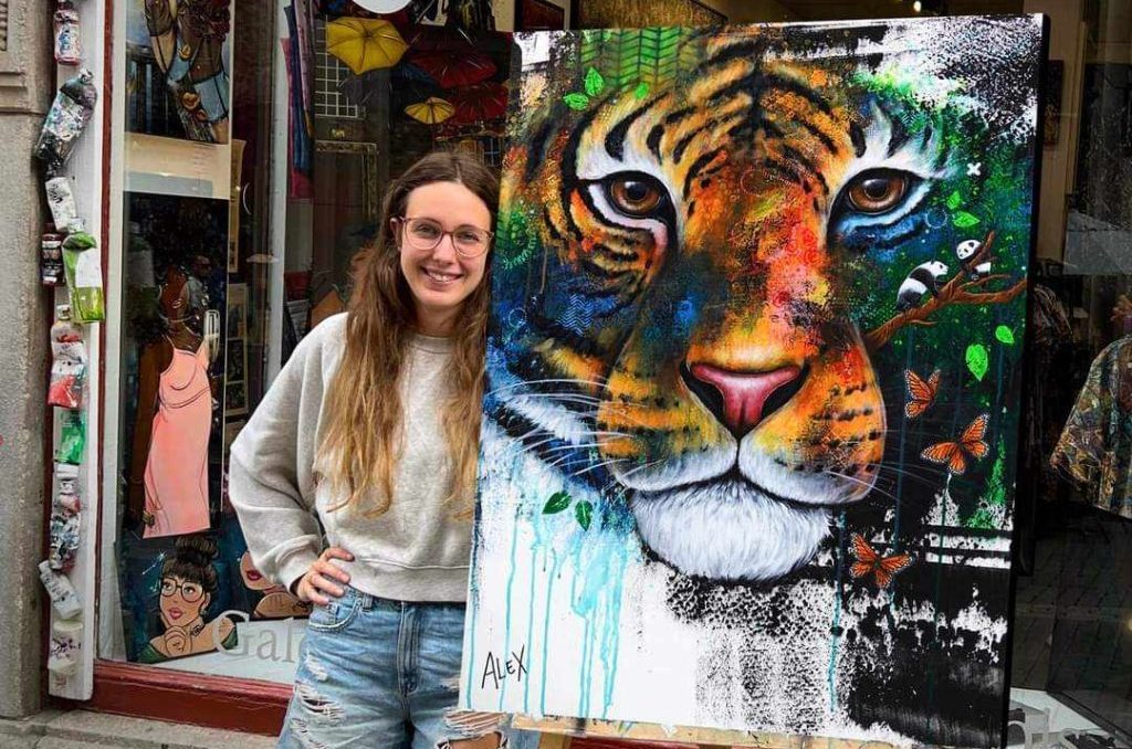 Premier vernissage solo d'Alex à la Galerie Zen