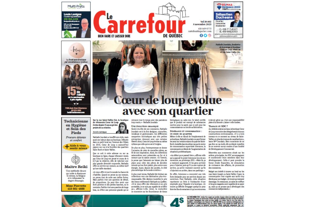 Le Carrefour de Québec - Journal de novembre 2023 – Le Carrefour de Québec