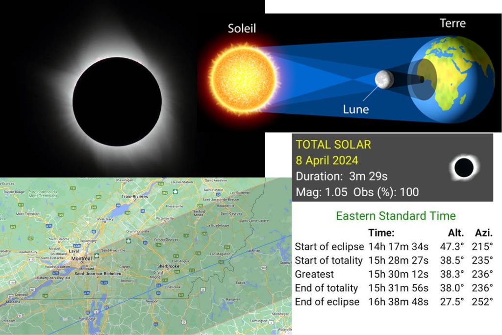Tout savoir sur l'éclipse totale du soleil du 8 avril Tout savoir sur l'éclipse totale du soleil du 8 avril