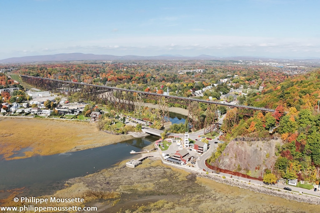 Cap-Rouge vu de haut