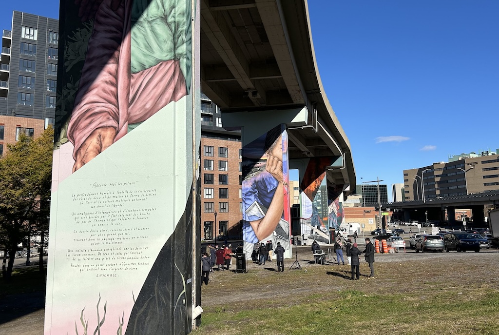 Une murale pour l'itinérance à Québec – Le Carrefour de Québec