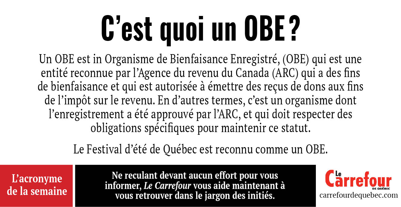 L’acronyme de la semaine : OBE