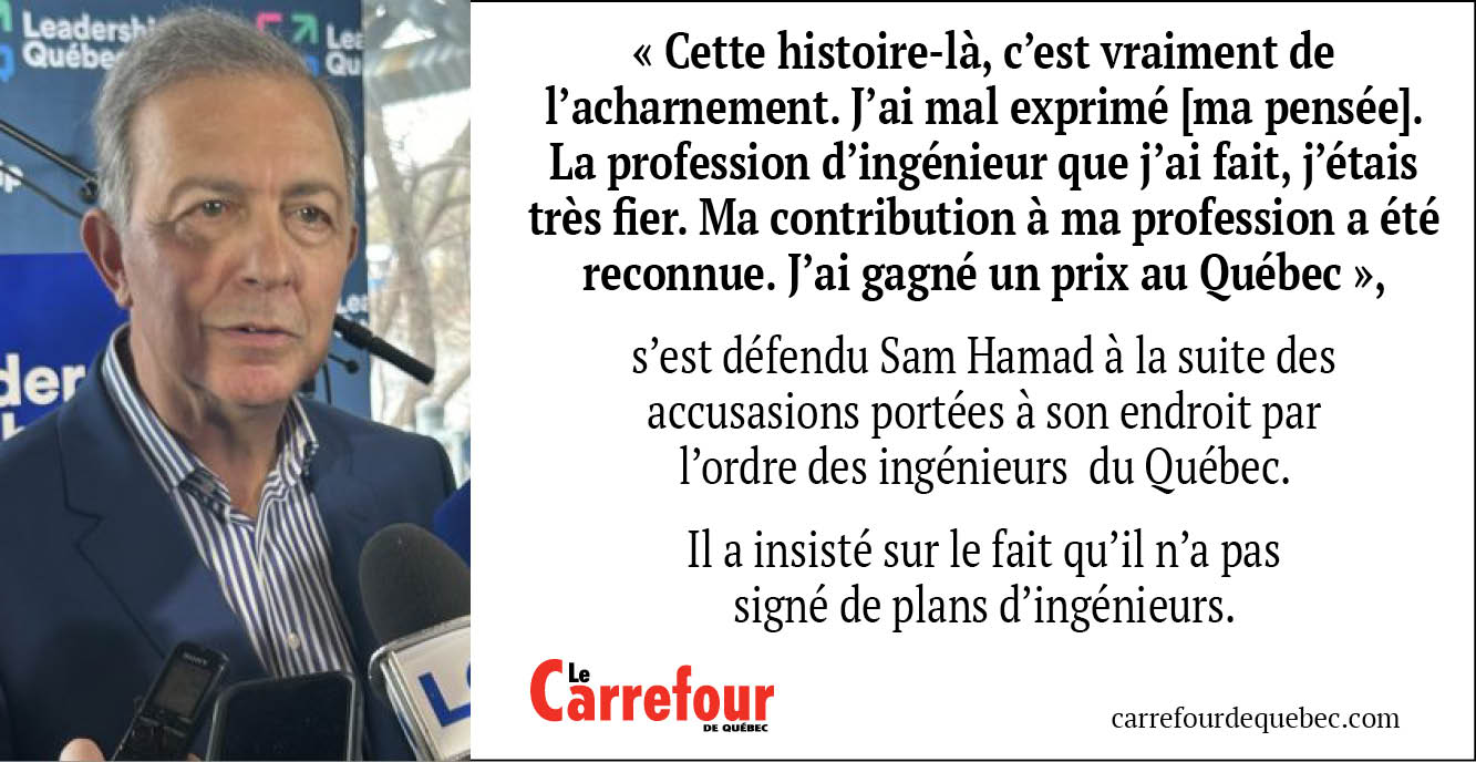 En ses mots : Sam Hamad