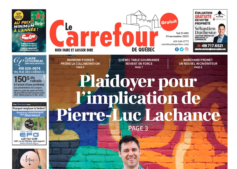 Le Carrefour de Québec – Journal du 19 novembre 2025 – Le Carrefour de ...