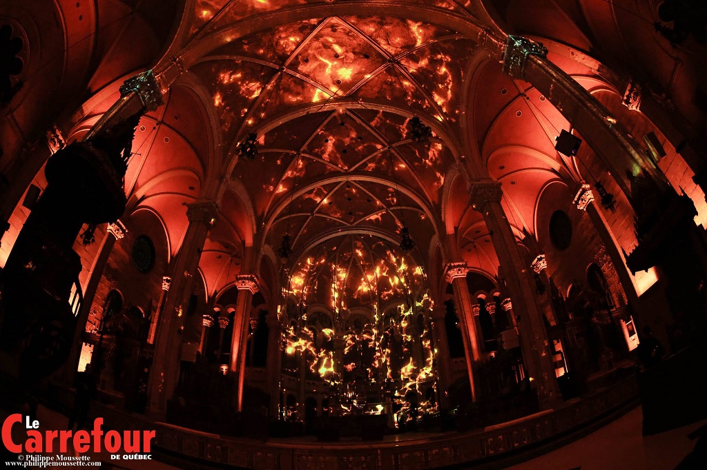 Le spectacle AURA prend place à l’église Saint-Roch